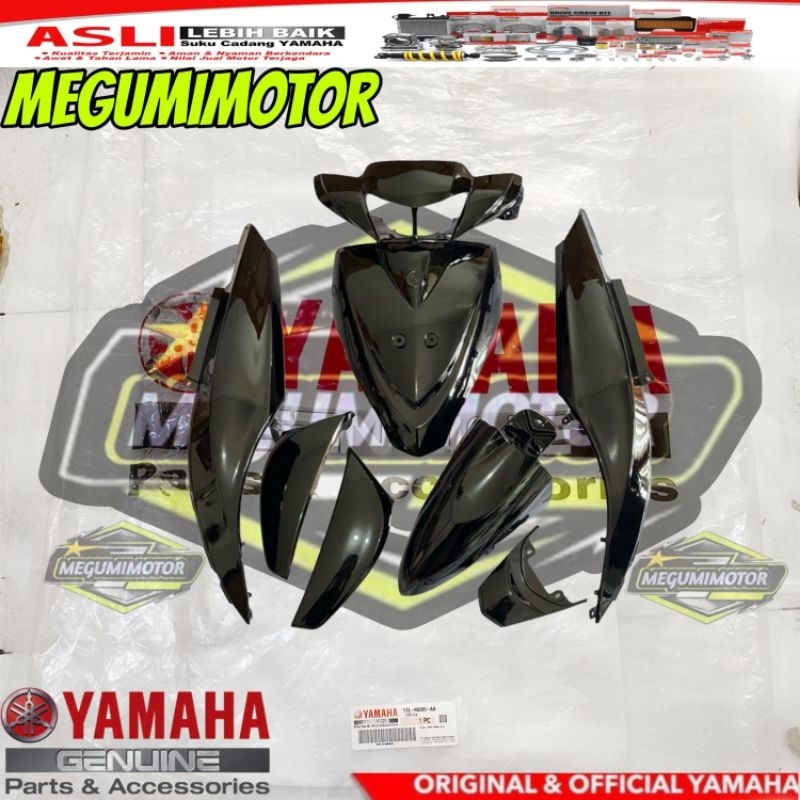 Jual BODY HALUS YAMAHA MIO J HITAM ORIGINAL YAMAHA | Shopee Indonesia