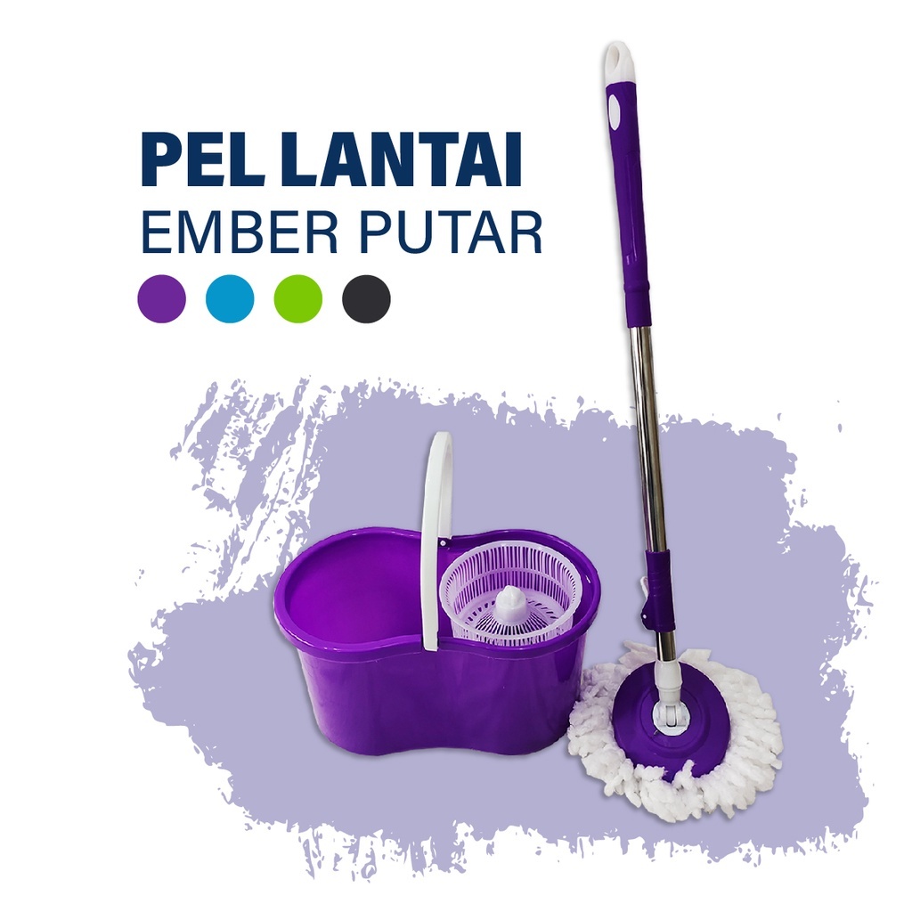 Jual Alat Pel Lantai Dengan Ember Serbaguna Pel Lantai Ultra Putar ...