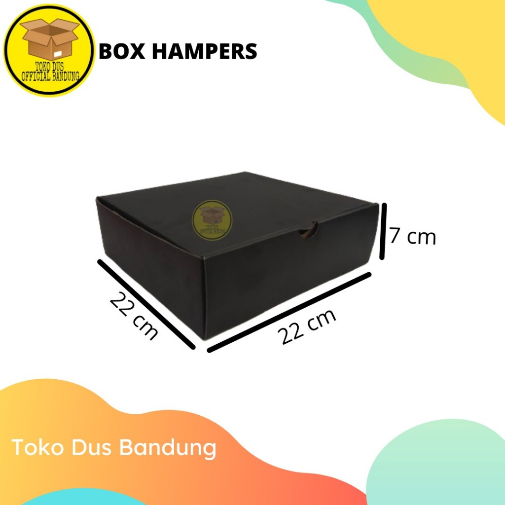 Jual BOX BLOK 22X22X7 BOX HAMPERS/BOX HIJAB/KARDUS POLOS/BOX PACKING ...