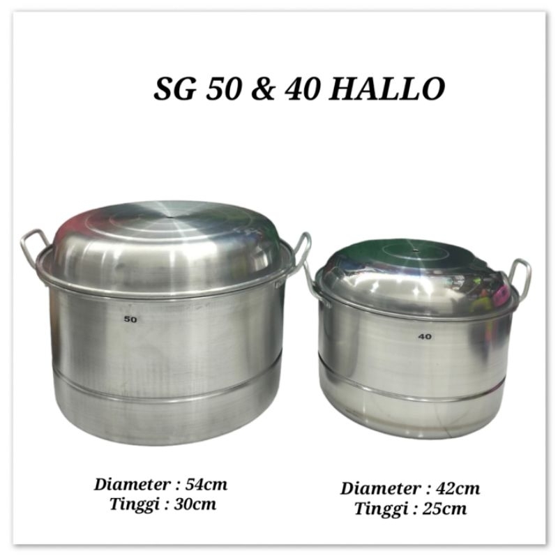 Jual OBRAL Dandang/Panci Kukus/Langseng Ukuran Besar Size 50 | Shopee ...