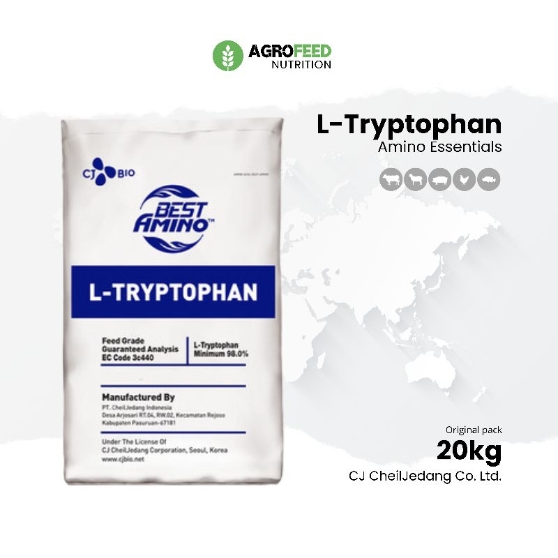Jual L-TRYPTOPHAN Triptofan /kg CJ Cheil Jedang Best Amino Nutrisi ...