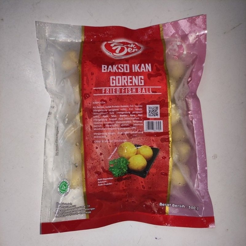 Jual PAK DEN Bakso Ikan Goreng Fried Fish Ball 500g | Shopee Indonesia