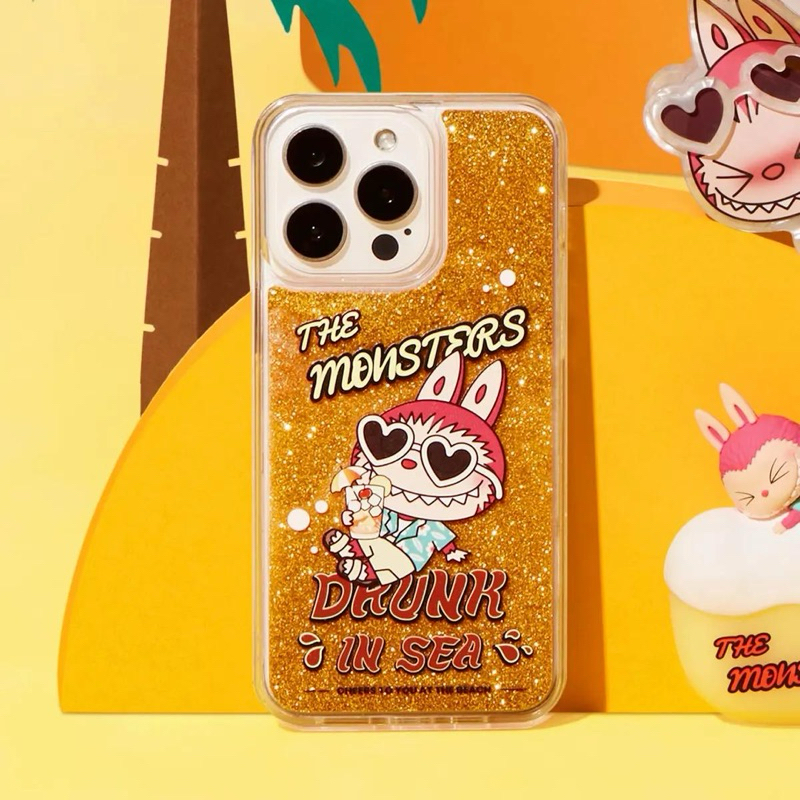 Jual pop mart iphone 14 pro max case LABUBU THE MONSTERS DRUNK IN SEA ...