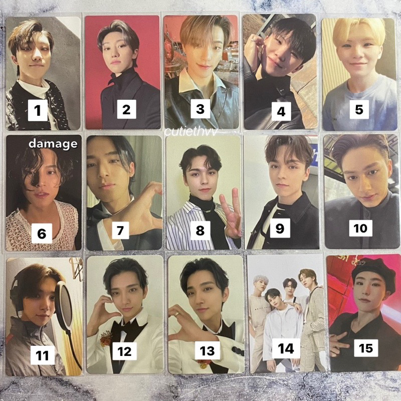 Jual [SALE] PC SEVENTEEN OFFICIAL MINGYU JOSHUA HOSHI WOOZI DINO VERNON ...