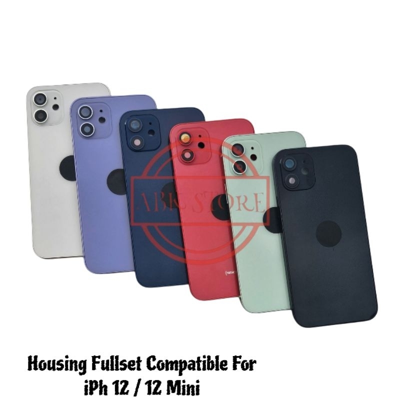Jual BACK CASING - HOUSING FULLSET FOR IPH 12 / IP 12 MINI HIGH QUALITY ...