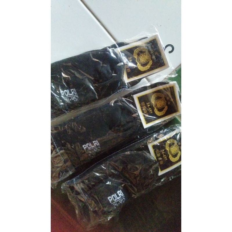 Jual Kaos Kaki PDL Hitam Tebal Jatah Pembagian Polri 2024 | Shopee ...