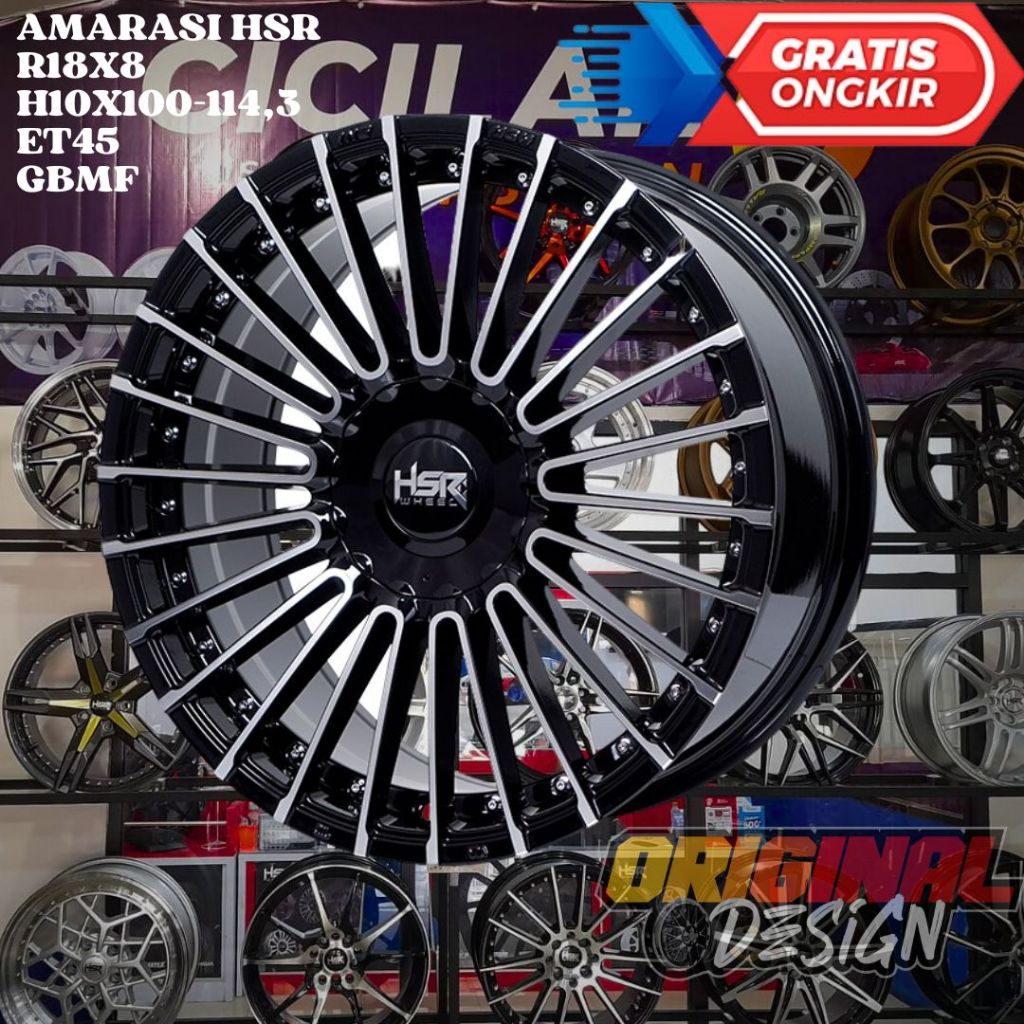 Jual Velg Mobil HRV , WRV , XPANDER , XTRAIL , HSR AMARASI RING 18 R18 MURAH | Shopee Indonesia