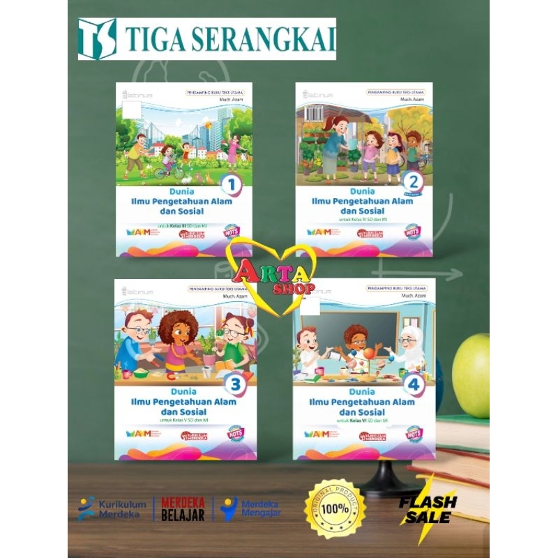 Jual BUKU PAKET PLATINUM IPAS kls 3 4 5 6 SD/MI Kurikulum Merdeka / TIGA SERANGKAI | Shopee ...