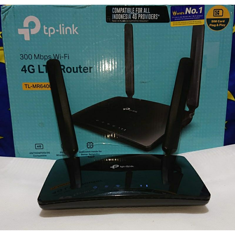 Jual Wifi Router TP-Link TL-MR6400 & TL-MR100 UNLOCK All Oprator 4G LTE ...