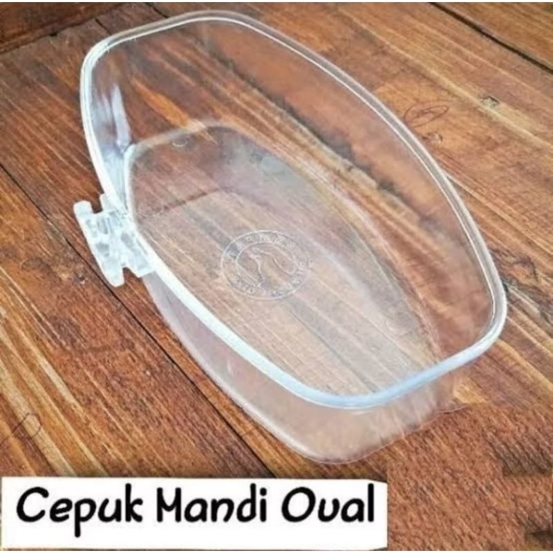 Jual CEPUK/WADAH TEMPAT MANDI BURUNG Keramba Mandi Makan Hamster Landak ...