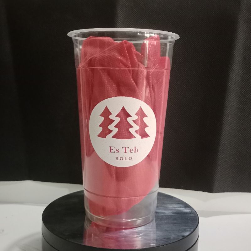 Jual Cup Gelas Plastik Motif Es Teh Solo 22 Oz 16 Oz 12 oz | Shopee ...