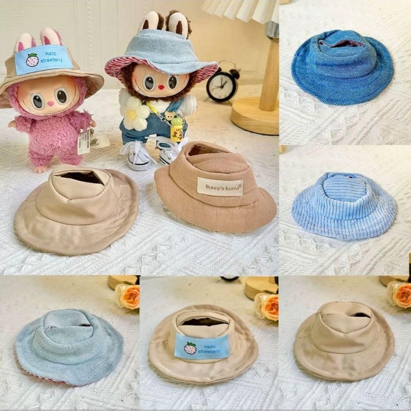 Jual Ready Stock Topi Botol minum Outfit Labubu Hat Boneka Monster lucu ...