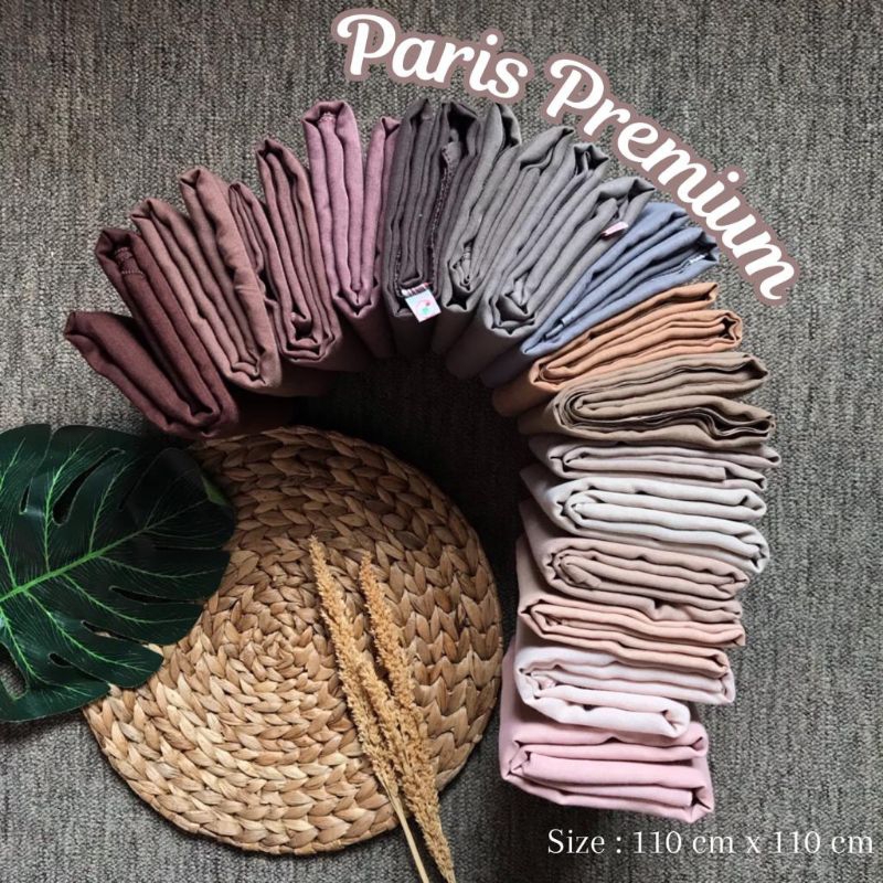 Jual Pre-order (Part 1) Hijab Segiempat Paris jadul premium/Hijab Paris ...