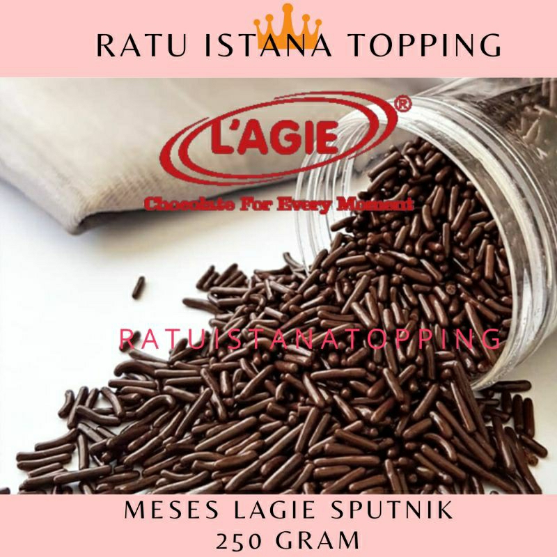 Jual SPUTNIK MESES COKLAT 250 GRAM COKELAT CERES SEPUTNIK TOPPING DONAT ...
