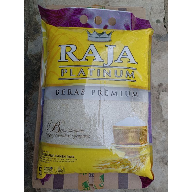 Jual Beras Raja Platinum Premium 5 Kg | Shopee Indonesia