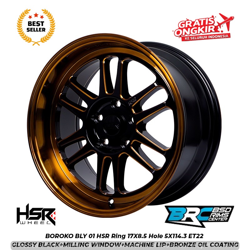 Jual VELG HSR R17 BLY 01 PAS BUAT MOBIL Cedric, Elgrand, Juke, Livina New, Murano, Silvia,INNOVA ...