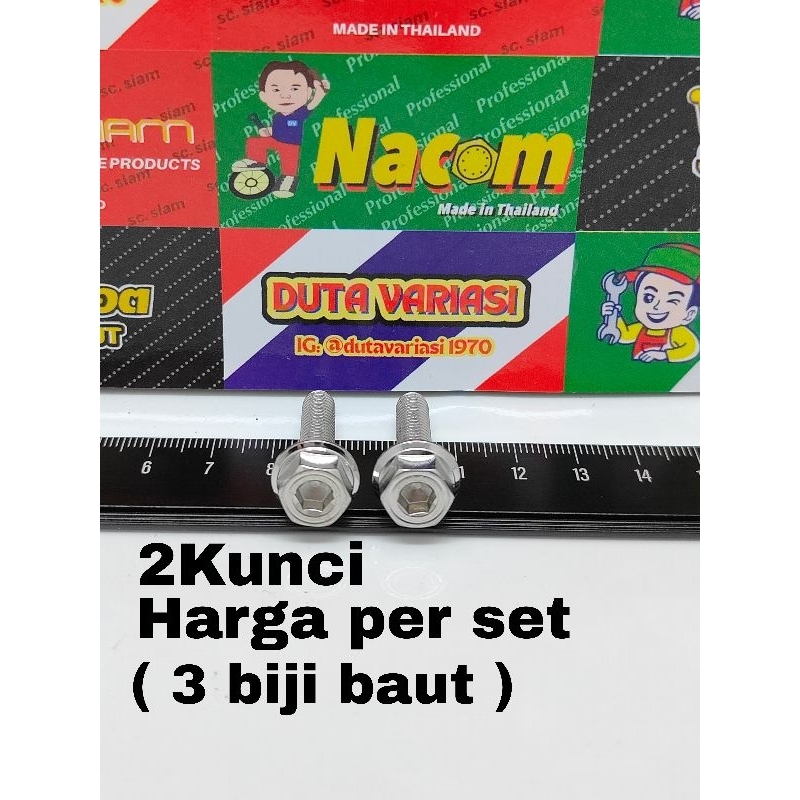 Jual BAUT DUA KUNCI AIRDUCK VARIO 125,150-160,SCOOPY ,BEAT | Shopee Indonesia