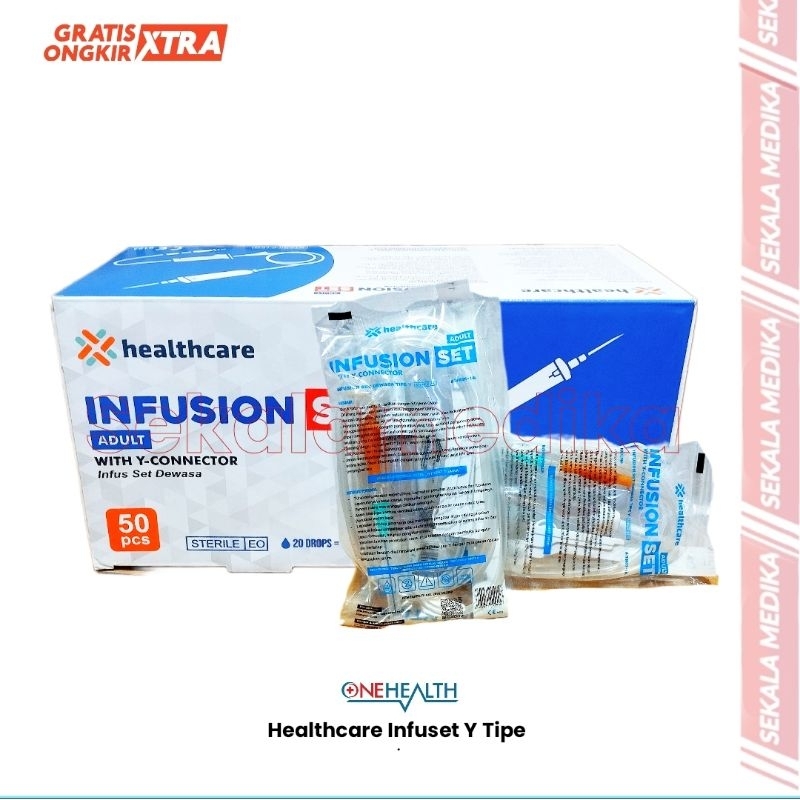 Jual Healthcare Infuset Tipe Y With Airvent Selang Infusion / Pcs ...