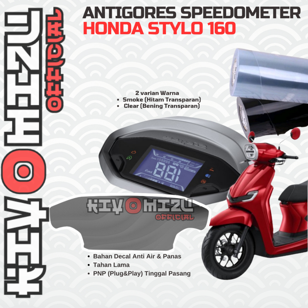 Jual Stiker Anti Gores Spidometer Sticker Pelindung Speedometer Honda ...