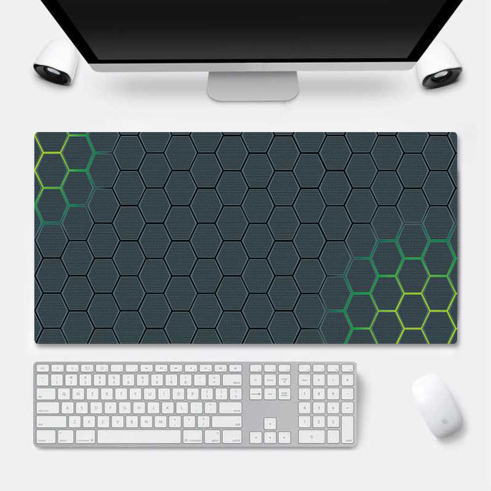 Jual Mouse Pad Gaming XXL Desk Matte 800 x 400 x 2 mm Green Blue ...