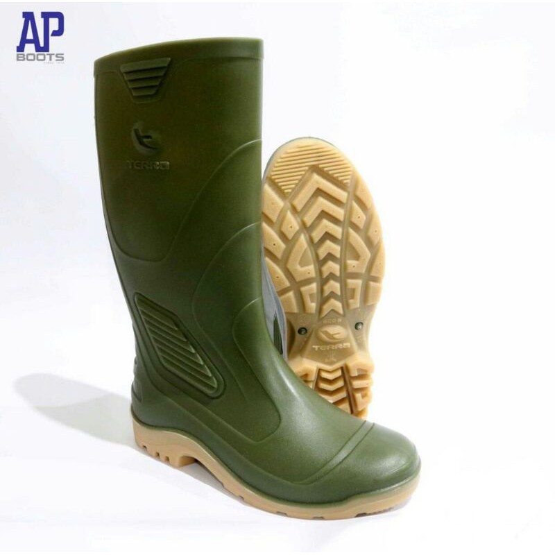 Jual Sepatu Boot Anti Air Anti Slip Sepatu Tukang Bangunan Sepatu ...