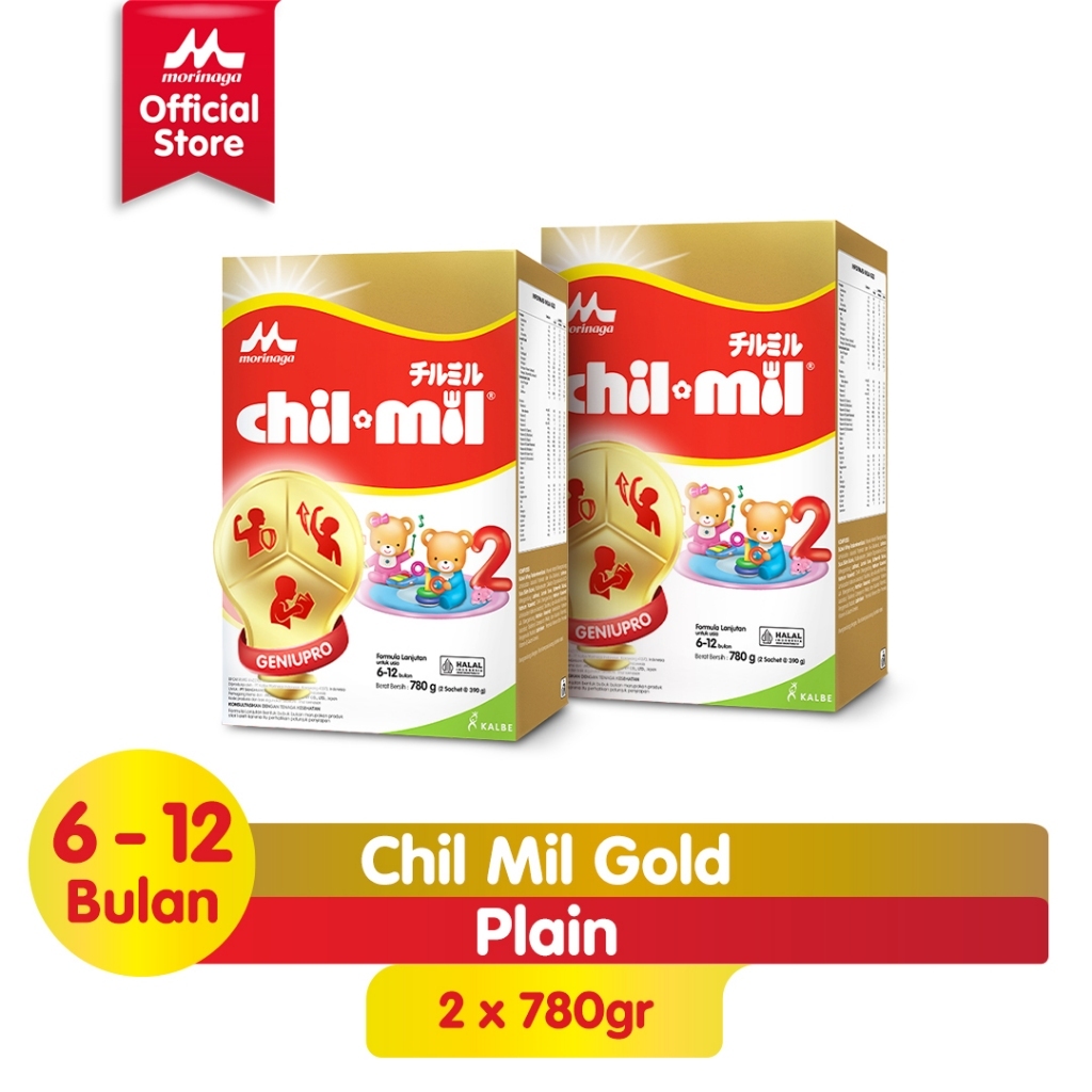 Jual Paket Bundle Morinaga Chil Mil Gold Geniupro Formula Bayi 6-12 ...