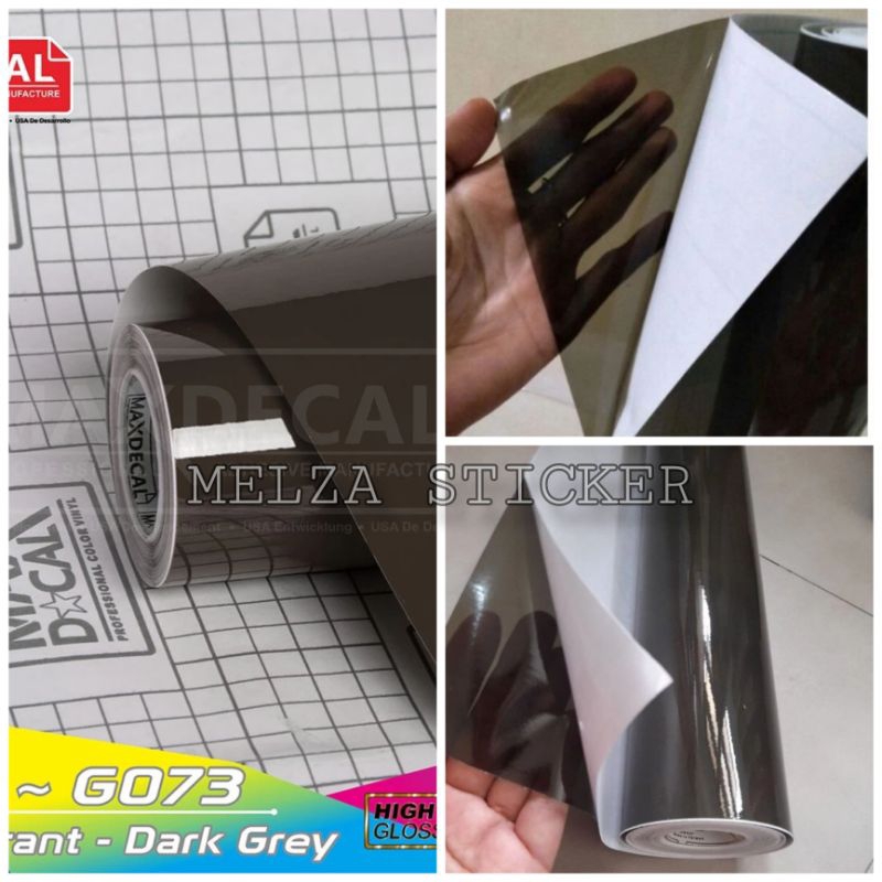 Jual Stiker Skotlet Warna Hitam Transparan Lebar 45 Cm | Shopee Indonesia