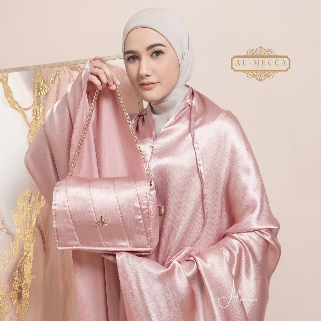 Jual ALMECCA - Mukena Dewasa 2in1 Mewah Silk Premium 2in1 Alnayra Series | Shopee Indonesia