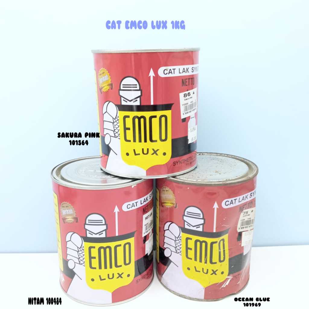 Jual CAT EMCO LUX KAYU DAN BESI 1KG | Shopee Indonesia
