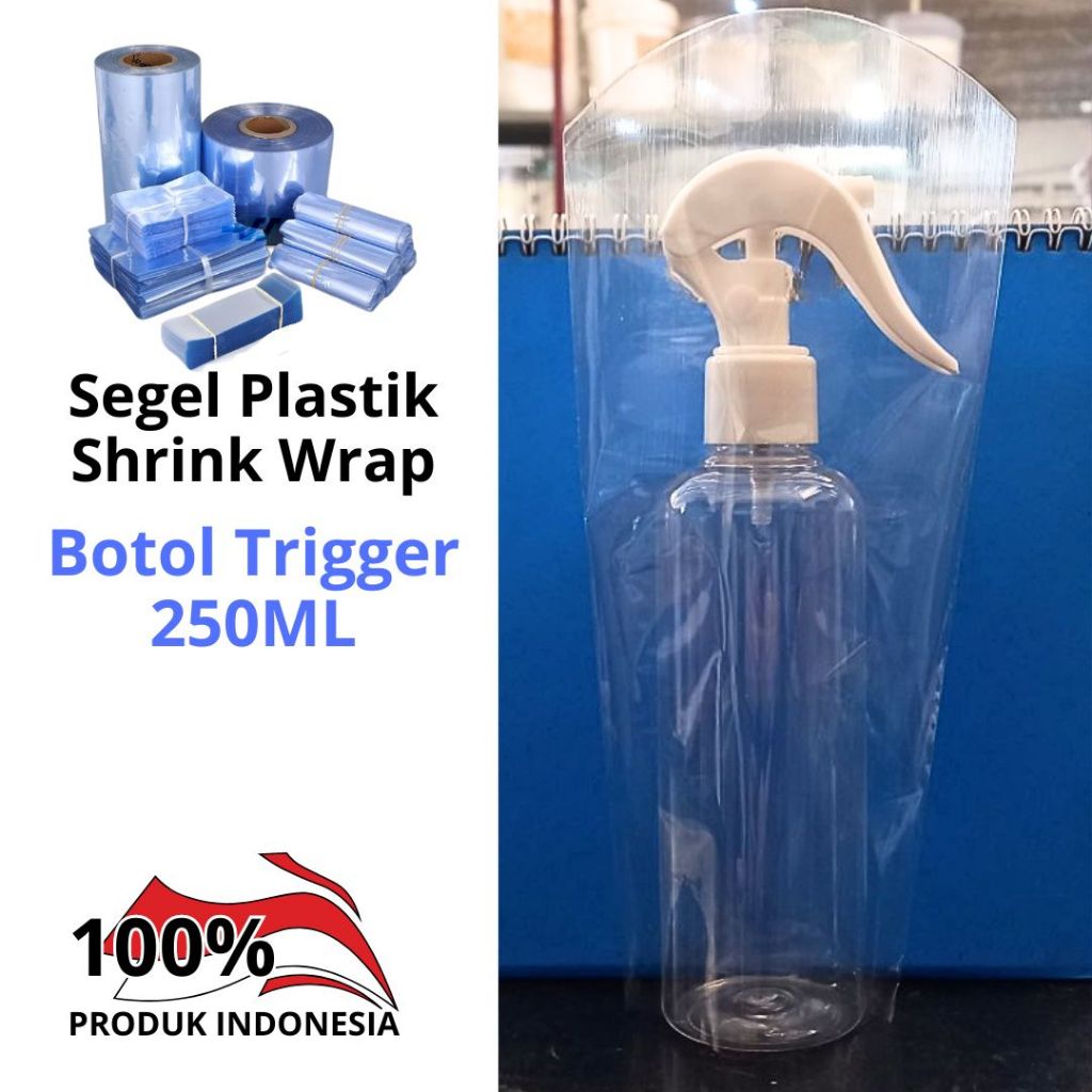 Jual Shrink Wrap Segel Plastik Lengkung Botol Trigger 250ML | Shopee ...