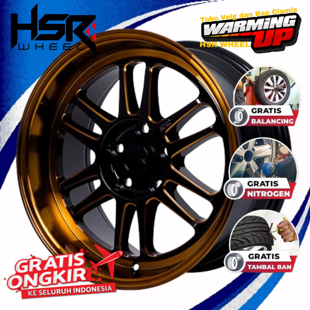 Jual Velg Racing Innova Cumi Darat HRV CRV Ring 17 Lebar 85 BOROKO BLY01 HSR R17 H5X114,3 ET22 ...
