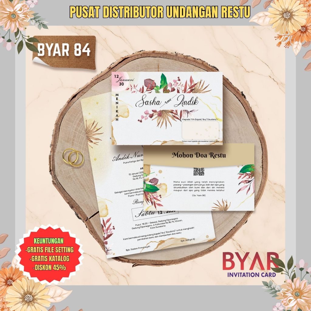 Jual Blangko Undangan Byar 84 | Blangko Undangan Murah | Blangko ...