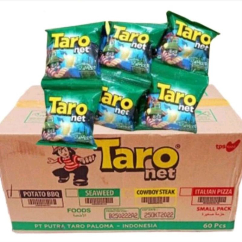 Jual 1 Dus Taro Snack Rumput Laut | Shopee Indonesia