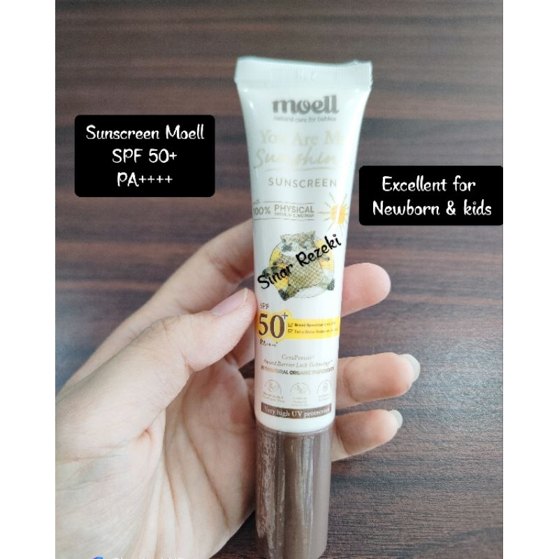 Jual 30gr!! Sunscreen moell/sunscreen for newborn bayi dan anak anak ...
