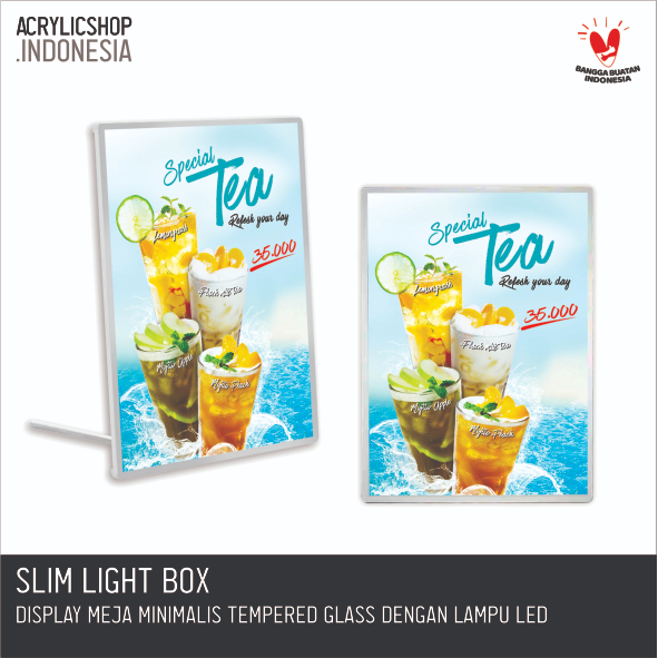 Jual Super Thin Light Box | Minimalis Slim LED Box Menu Poster LED ...