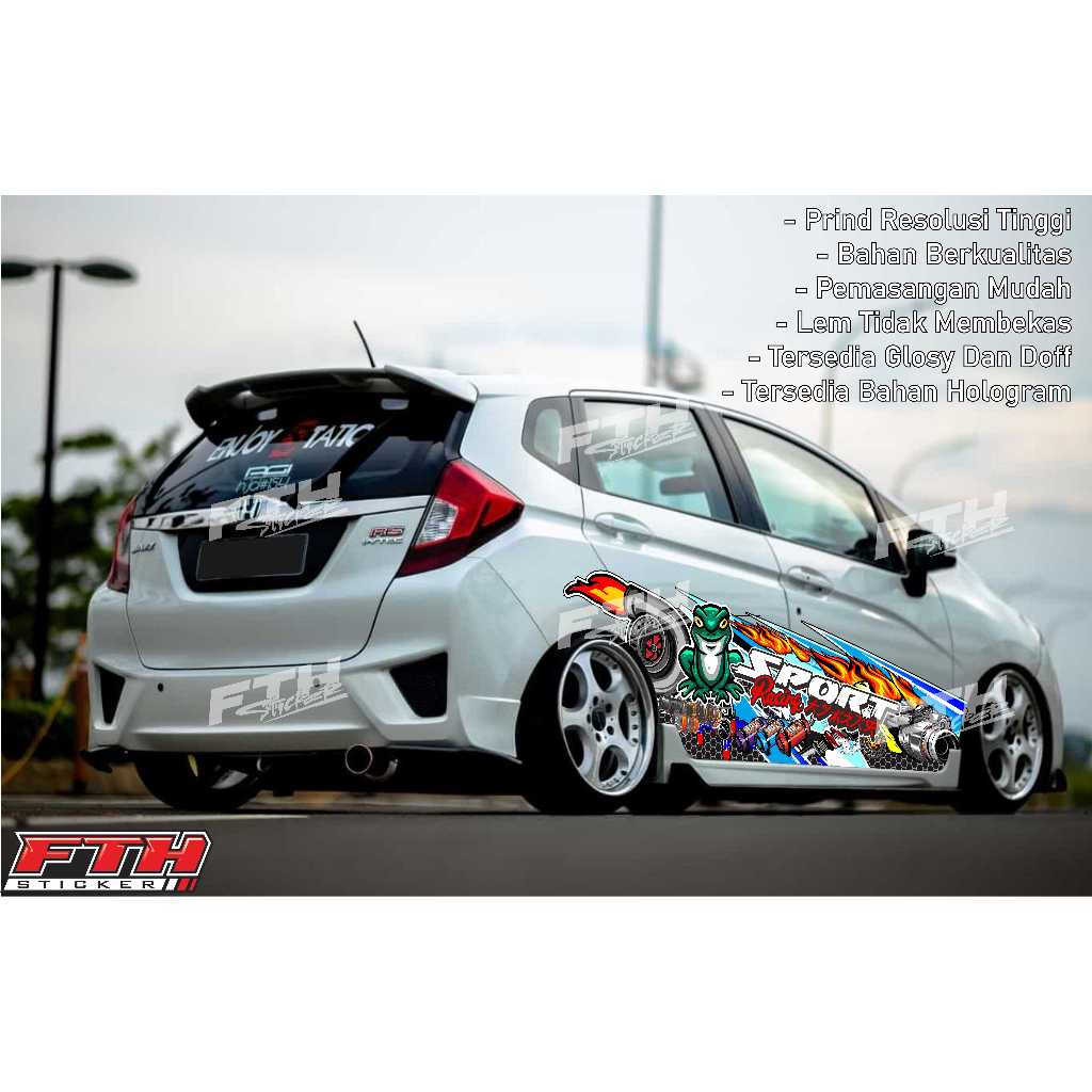 Jual STIKER MOBIL STICKER DECAL MOBIL THAILOCK DESAIN BISA REQUEST BISA ...