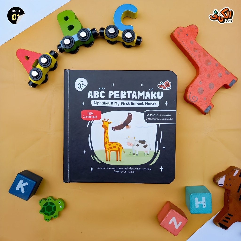 Jual ABC Pertamaku High Contrast Book (Alphabet & My First Animal Words ...