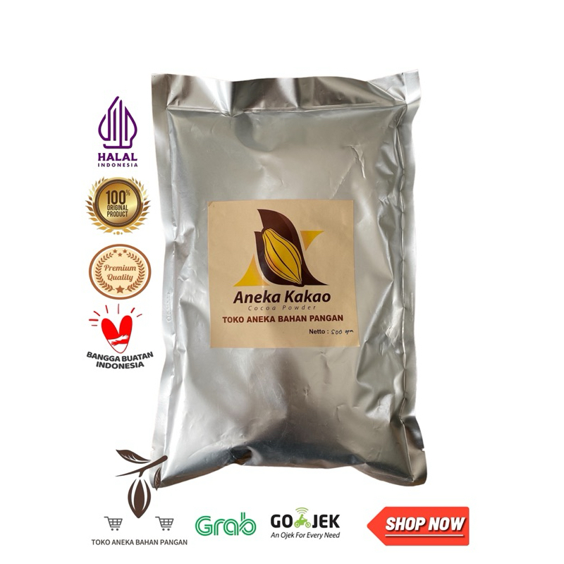 Jual Cokelat Bubuk Cocoa Powder ANEKA KAKAO AK 901 Black Oreo 500gr ...