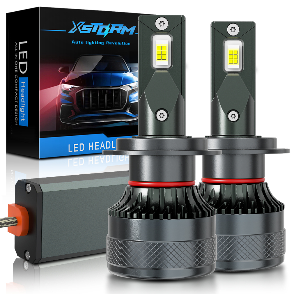 Jual XSTORM 2PCS H7 LED H4 LED H11 H1 HB3 9005 HB4 HIR2 9012 LED Canbus 80W Lampu Depan Mobil ...