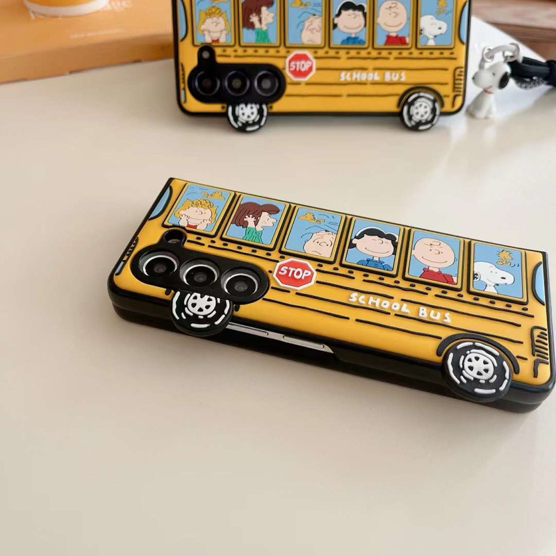 Jual Cute Case Zfold7 Snoopy Peanuts Dog Puppy School Bus Boy Cartoon ...