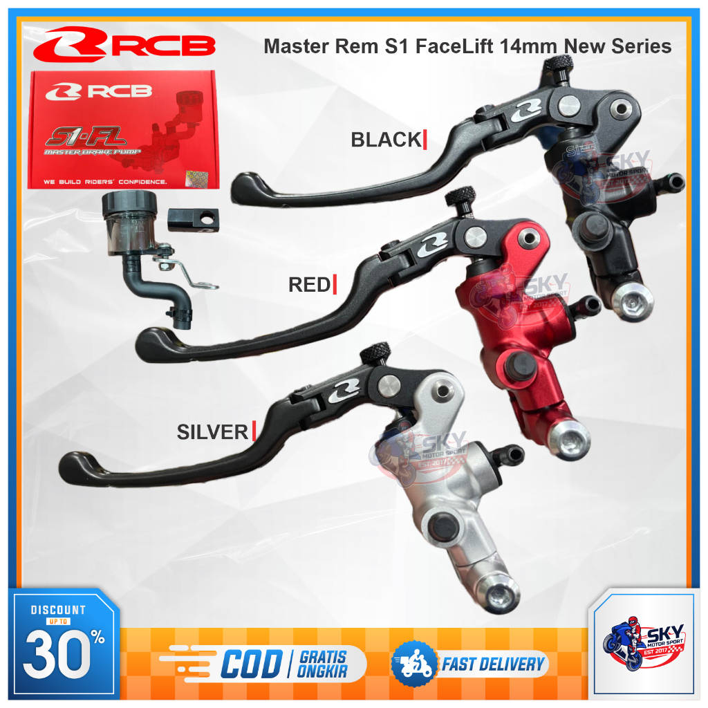 Jual Master Rem Kiri S1 Facelift FL RCB 14mm Nmax Xmax Pcx Adv Vario ...