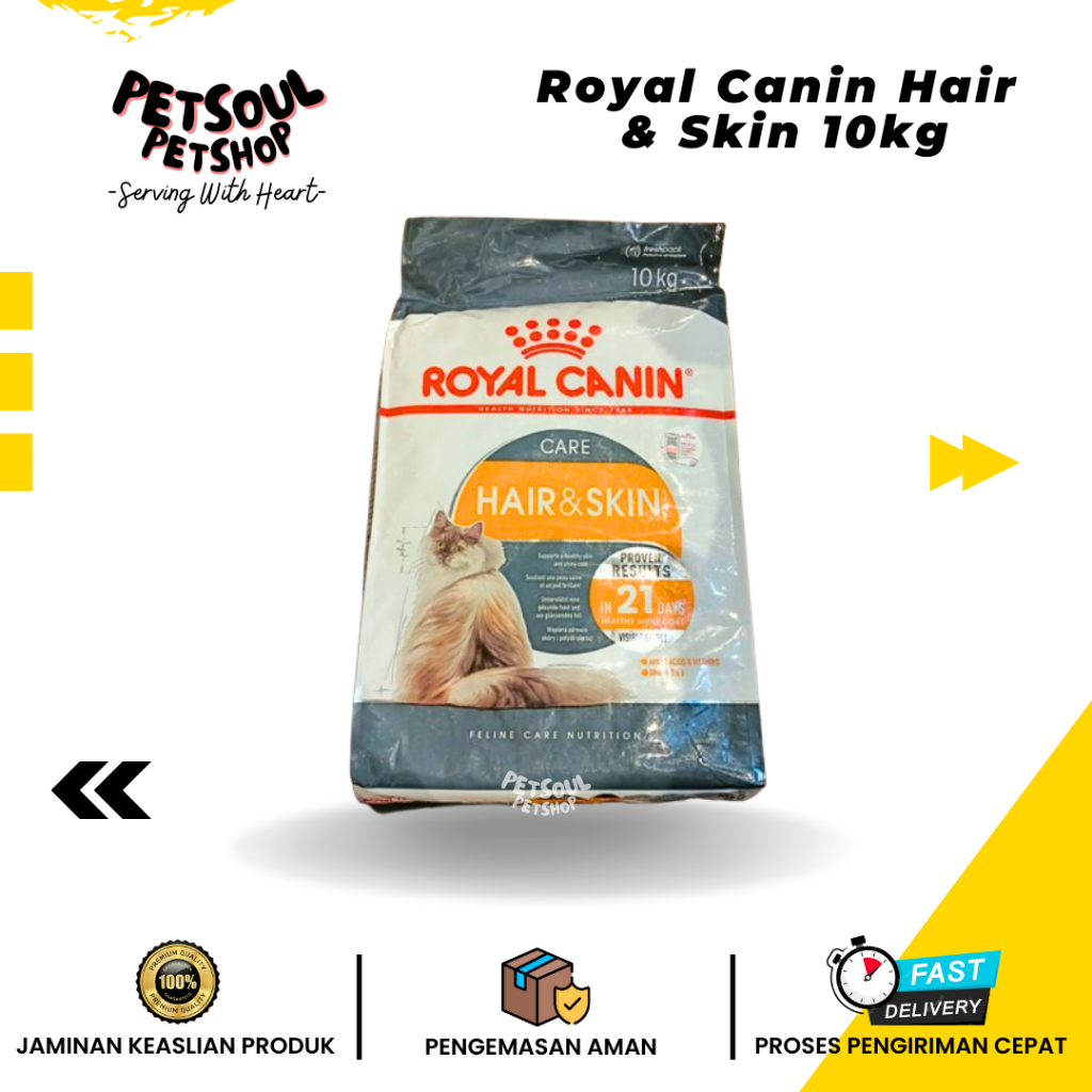 Jual Royal Canin Hair & Skin 10kg / Rc Makanan Kucing Khusus Bulu Dan ...