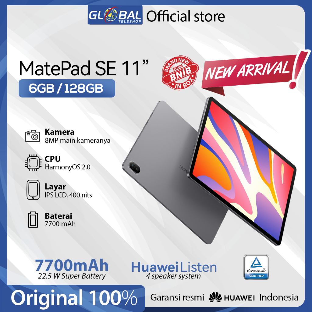 Jual Huawei MatePad SE 11" Tablet 6/128GB Garansi Resmi | Shopee Indonesia