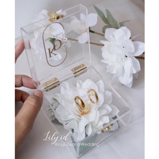 Jual KOTAK CINCIN AKRILIK RUSTIC RING BOX RUSTIC BOX CINCIN RUSTIC ...