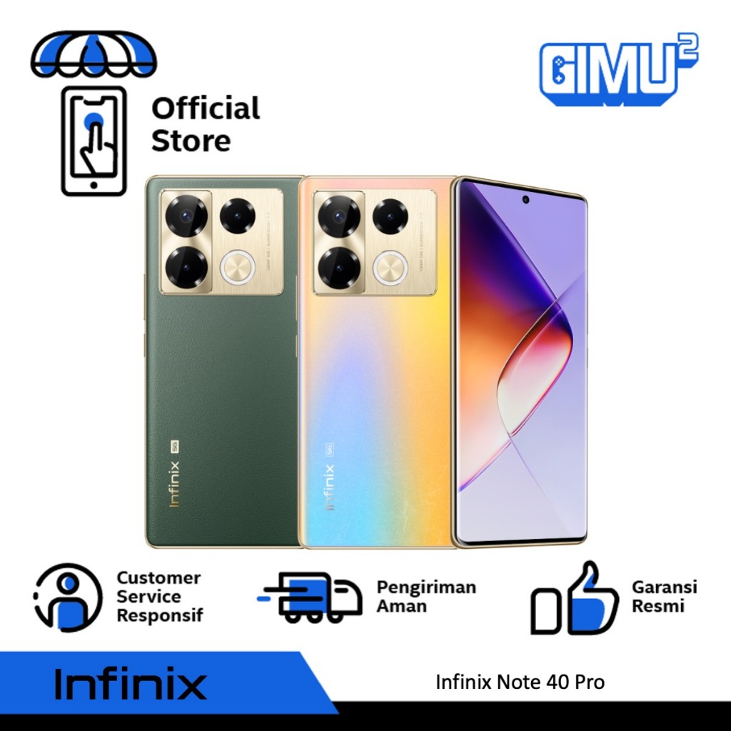 Jual Infinix Note 40 Pro 5G 8/256GB - Up to 16GB Extended RAM - Dimensity 7020 - 6.78” FHD+ 3D ...