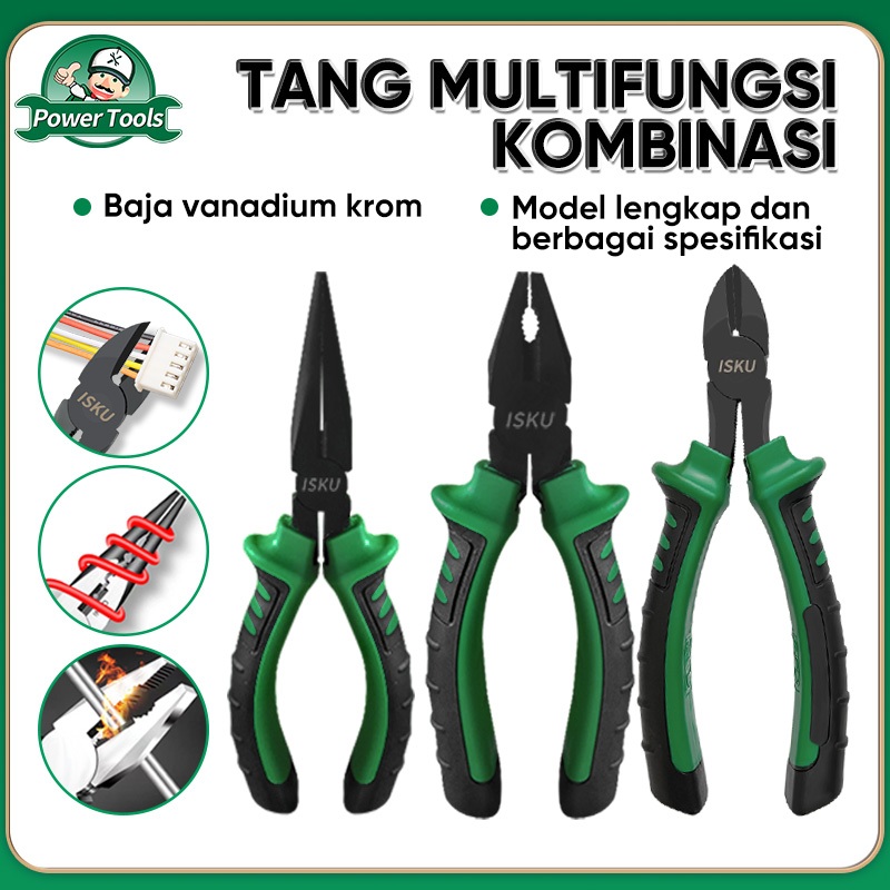 Jual Tang 8 inch/Tang Kombinasi 6/6/8 inch 55# Steel*/Alat Perkakas ...