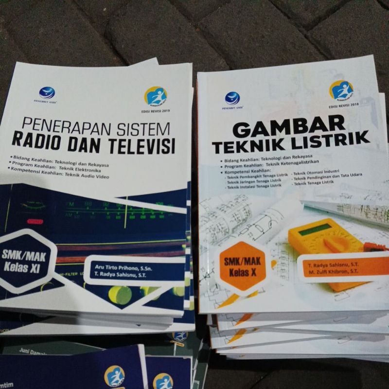 Jual buku penerapan sistem radio dan televisi gambar teknik listrik ...