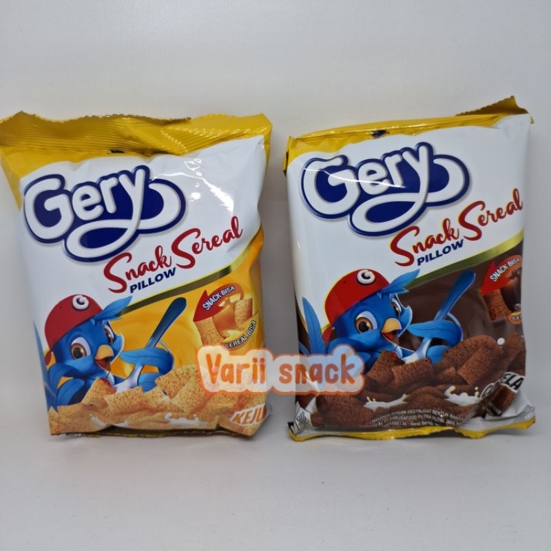Jual Gerry Snack Sereal Pillow Rasa Coklat / Keju 1 Pak Isi 5pcs ...