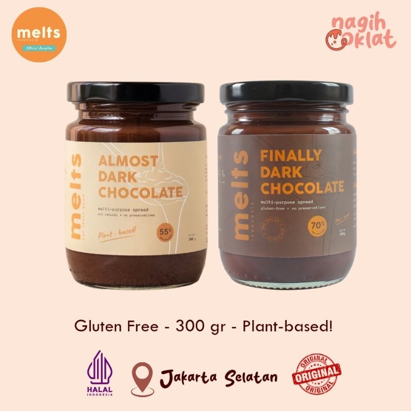 Jual MELTS Almost - Finally Dark Choco 300 gr | Selai Rasa Cokelat ...
