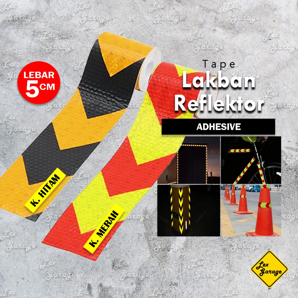 Jual Stiker Reflektif Sticker Reflective Reflektor Mobil Box Truk Motor ...